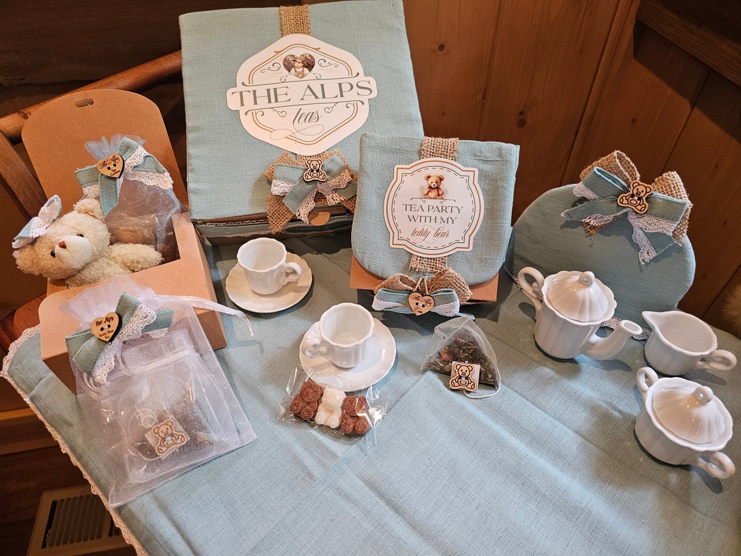 Tea Party With My Teddy Bear Child's Tea Party Set - Etsy