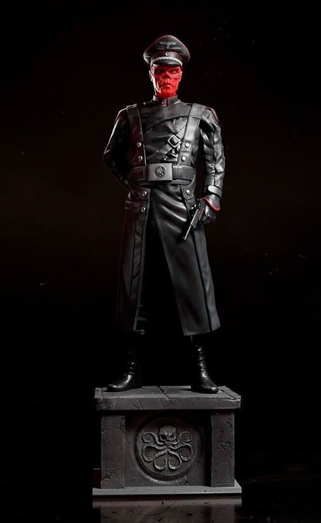 Red Skull Statue STL File, 3D Digital Printing STL File for 3D Printers ...