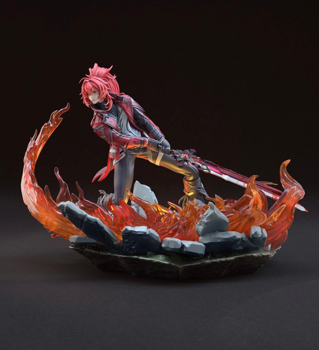 Diluc Statue STL File, 3D Digital Printing STL File for 3D Printers ...