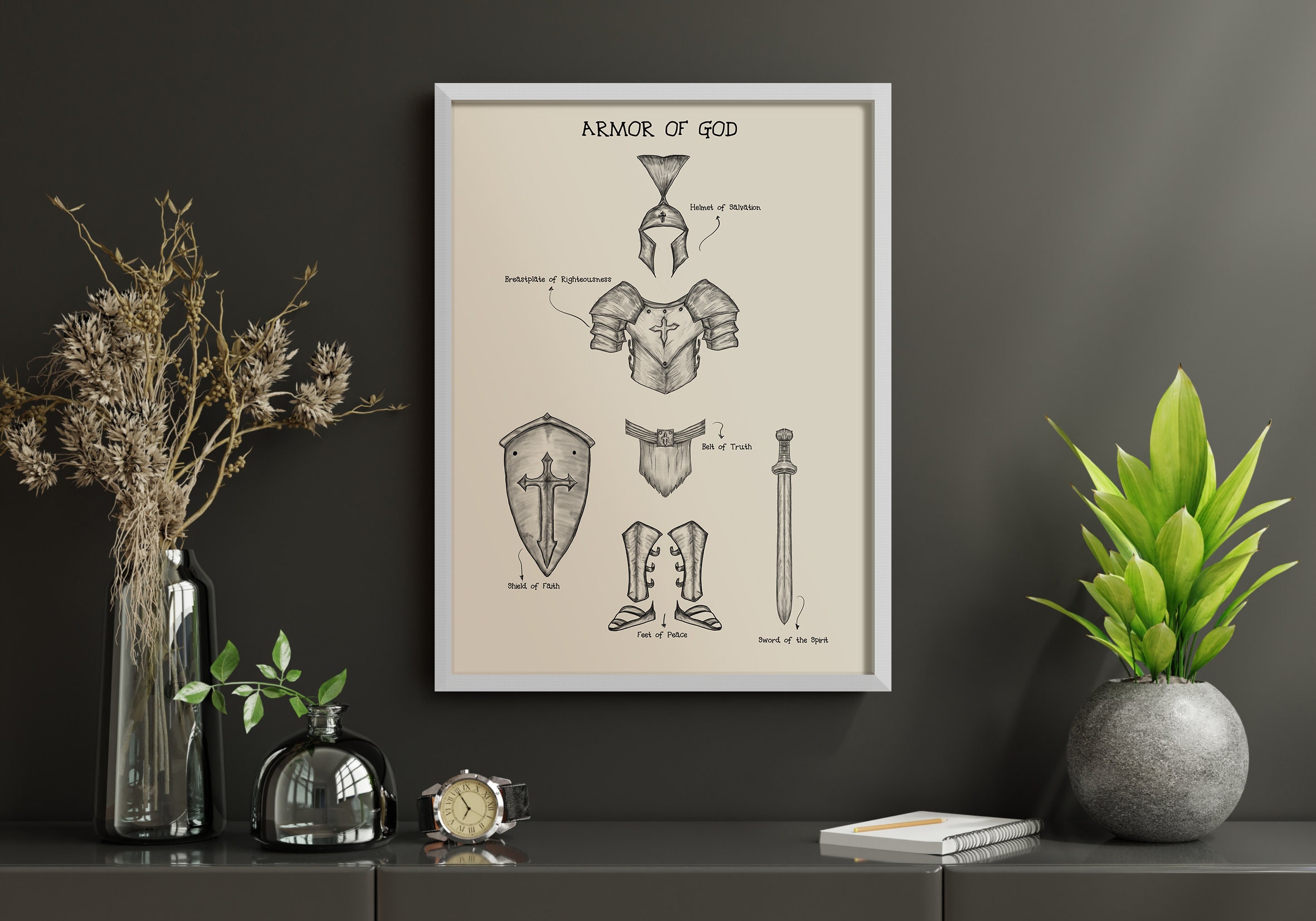 Full Armor of God SPANISH VERSION Digital Download Bible Verse - Etsy