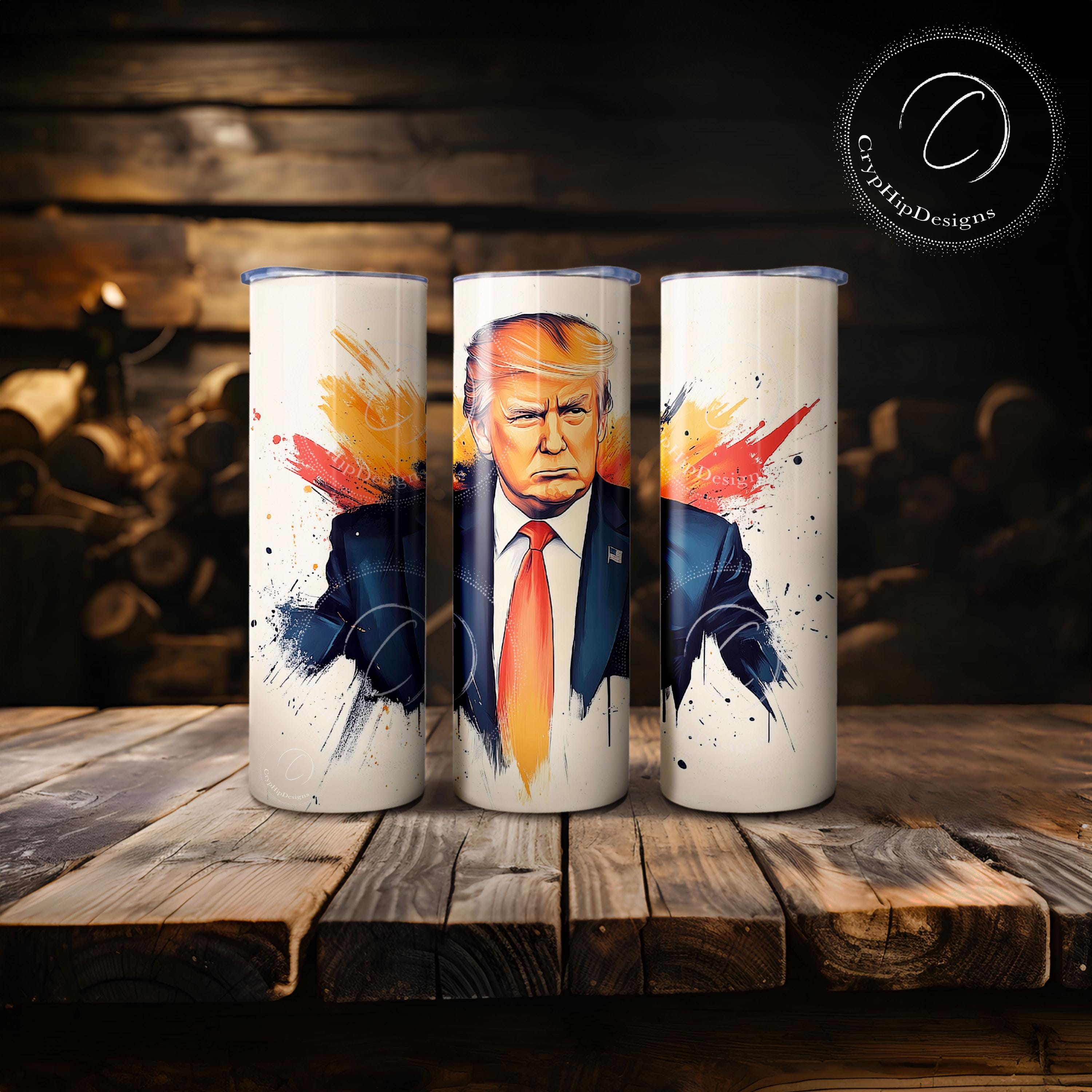 Trump 2024 Tumbler Wrap, Trump SVG, Seamless Sublimation 20 Oz Tumbler ...