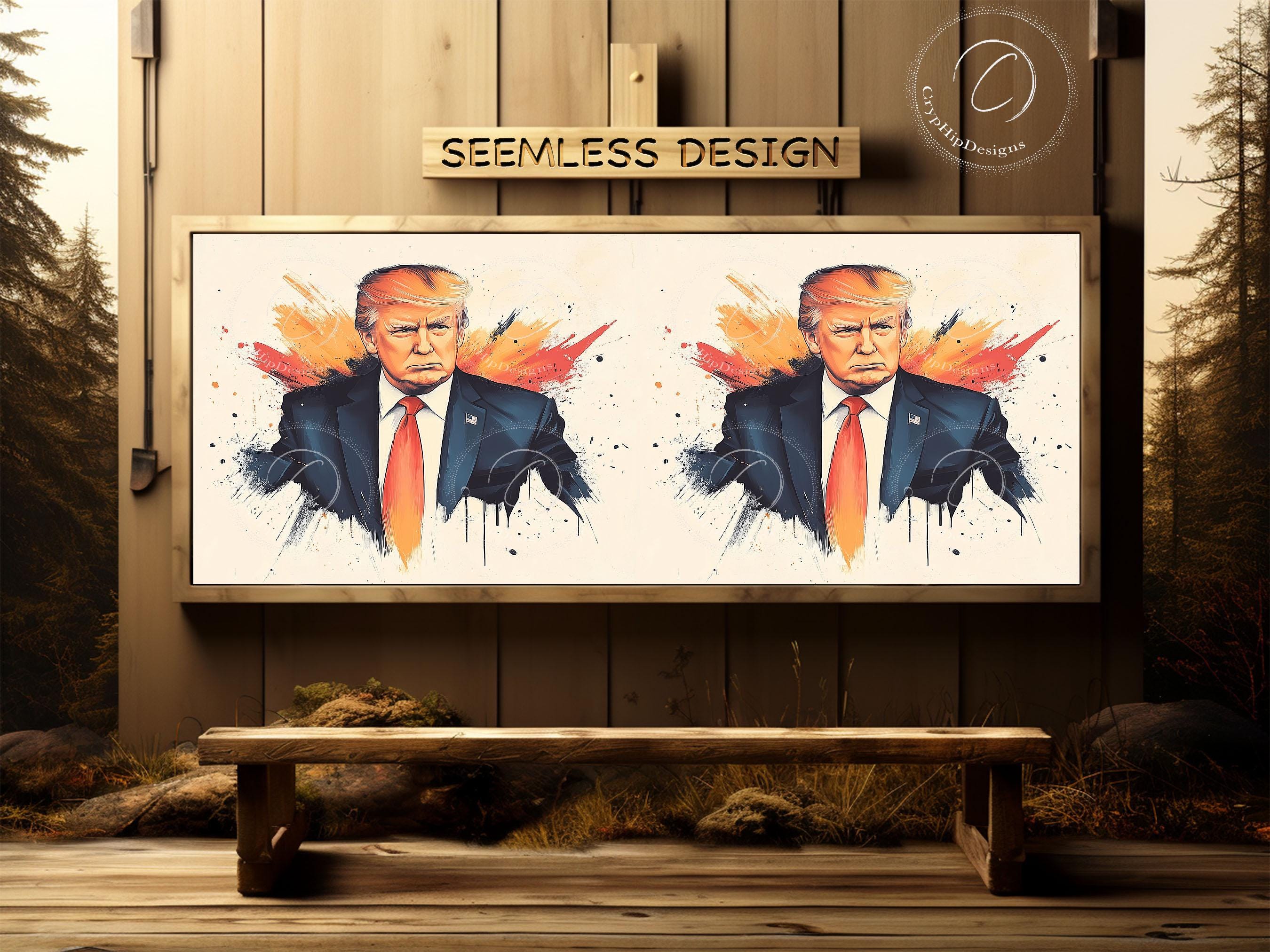 Trump 2024 Tumbler Wrap, Trump SVG, Seamless Sublimation 20 Oz Tumbler ...