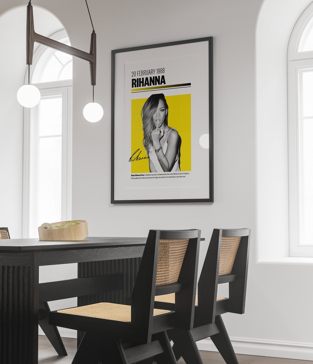 PHYSICAL PRINT DELIVERED Rihanna Poster Wall Art Rihanna Album Art Riri ...