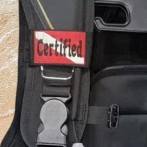 Personalized Scuba Dive Name Tag Custom Embroidered BCD Strap Gift for ...