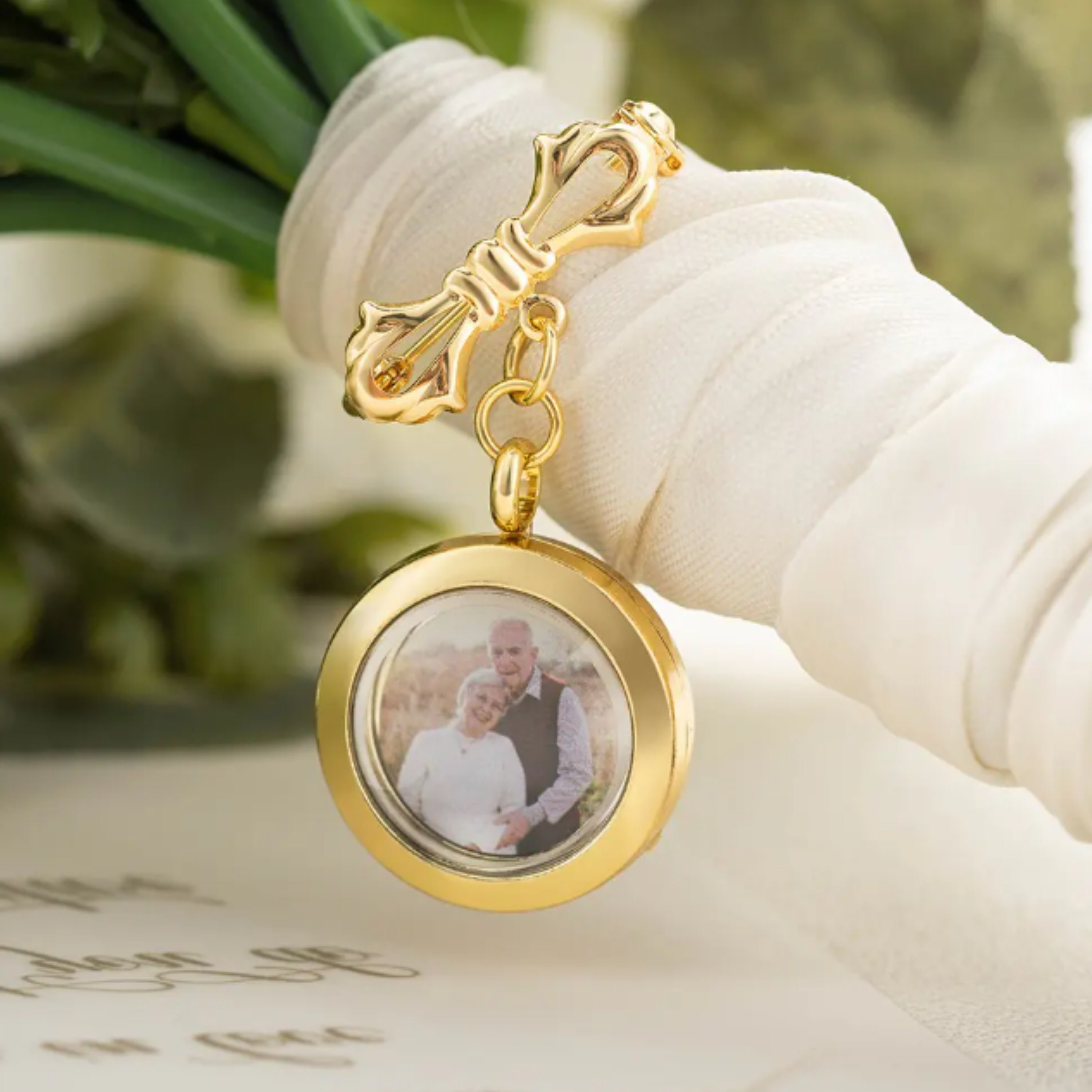 Personalized Memorial Photo Pin for Graduation Custom Photo Brooch Gift ...