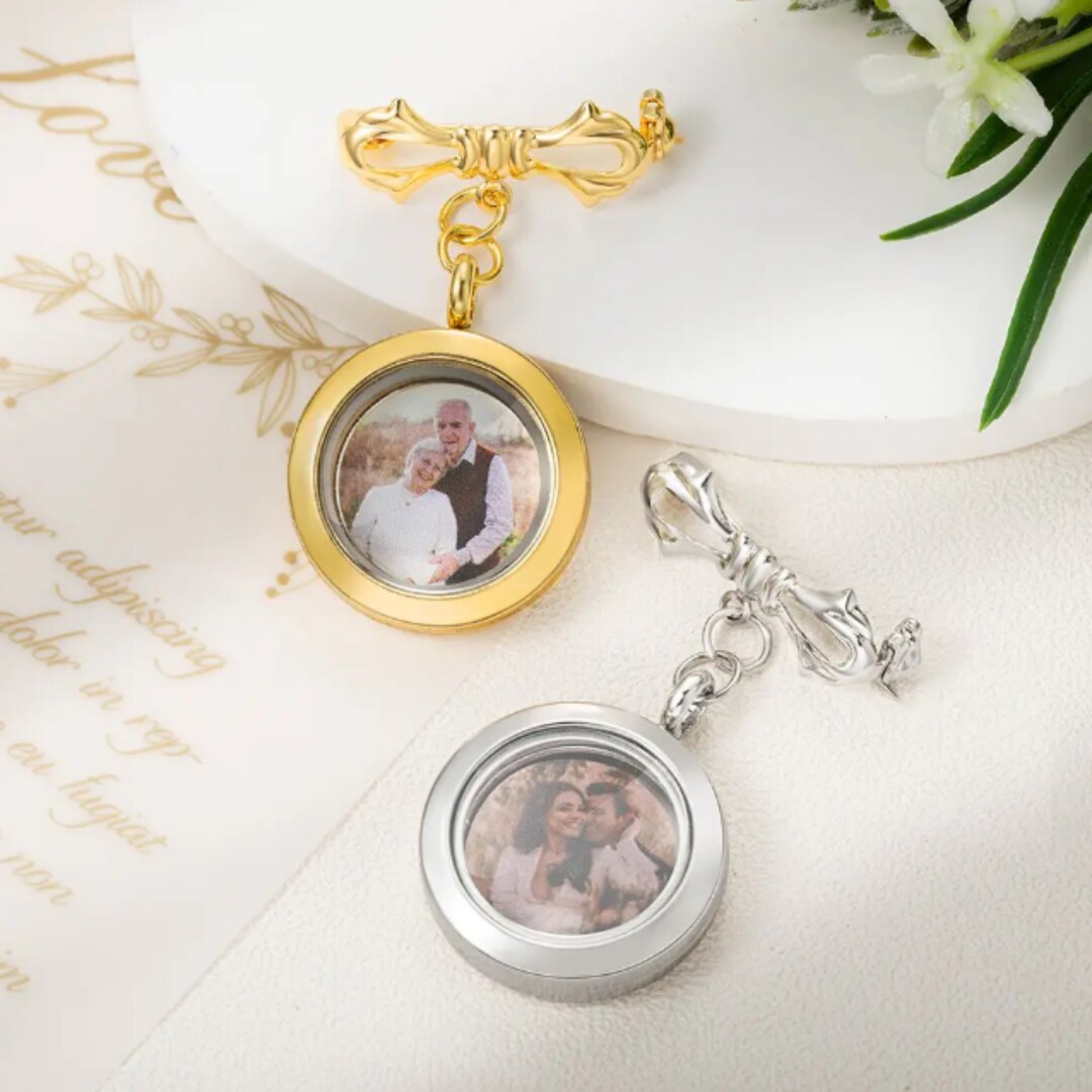 Personalized Memorial Photo Pin for Graduation Custom Photo Brooch Gift ...