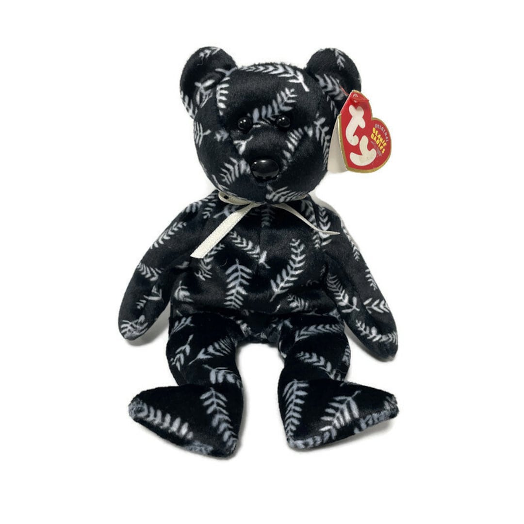 TY Beanie Baby “silver” the Bear - Asia Pacific Exclusive Retired MWMT ...