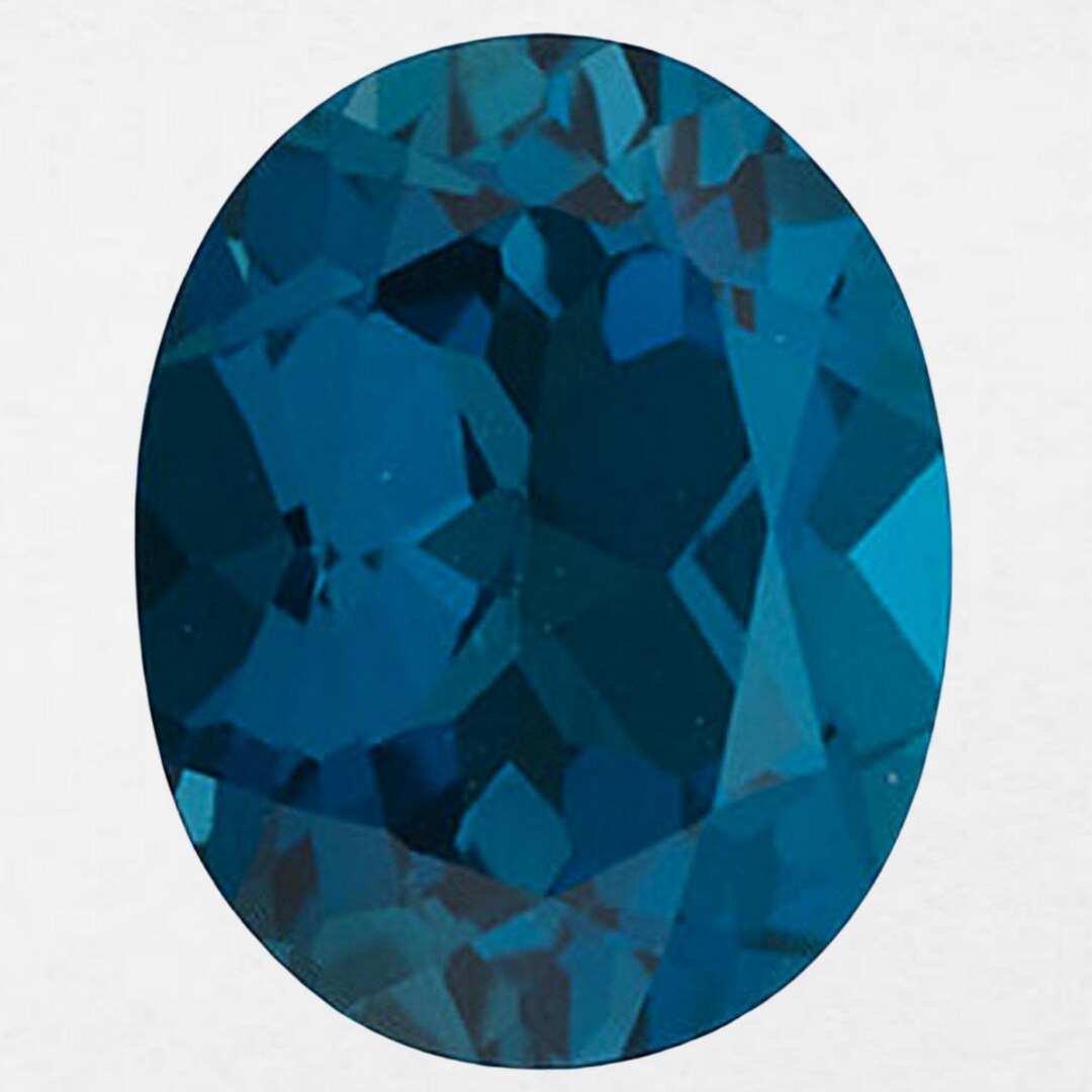 London Blue Topaz Oval Cut Loose Gemstone Excellent Cut Calibrated ...