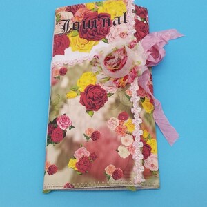 Beautiful Handmade Tri-fold Rose Junk Journal for Journaling Notes ...
