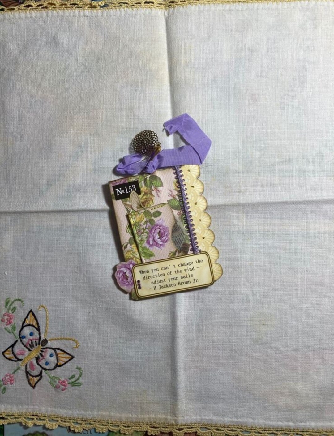 Handmade Paper Bookmark With Hidden Paperclip and Notepad - Etsy