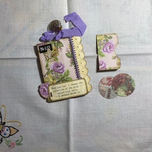 Handmade Paper Bookmark With Hidden Paperclip and Notepad - Etsy