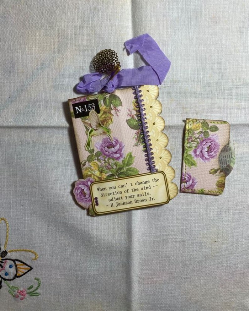 Handmade Paper Bookmark With Hidden Paperclip and Notepad - Etsy