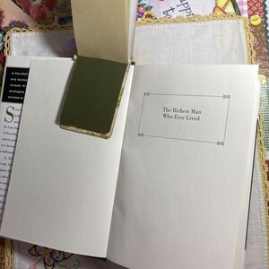 Handmade Paper Bookmark With Hidden Paperclip and Notepad - Etsy