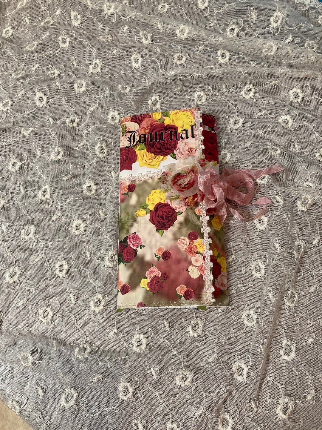 Beautiful Handmade Tri-fold Rose Junk Journal for Journaling Notes ...