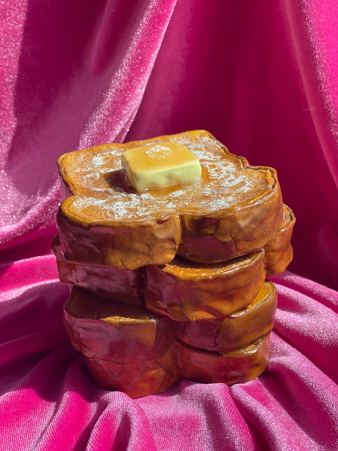 French Toast Stack Stash Jar (8oz) | Polymer Clay Stash Jar | Unique ...