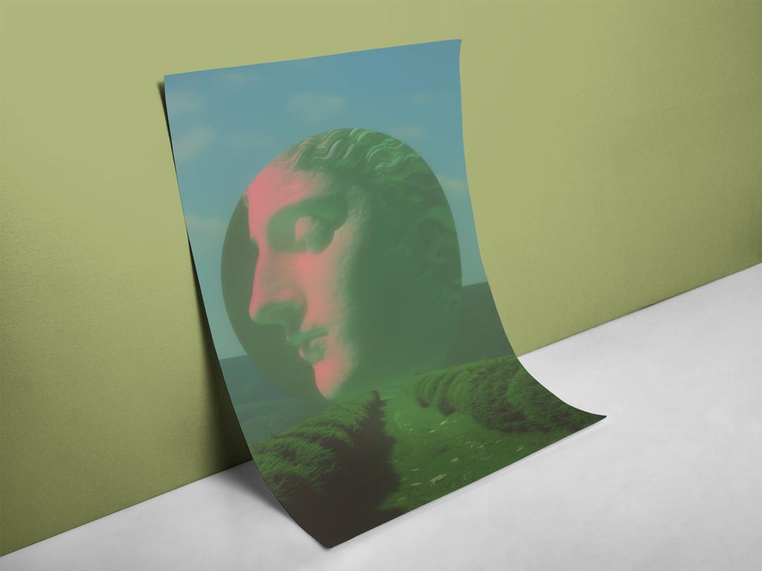 Dreamcore Art - Satin Poster Art Print | Green Paradise Collection ...