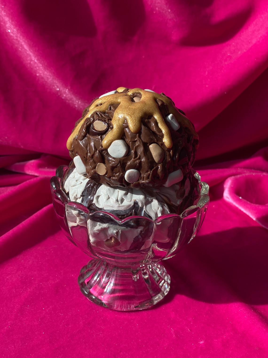 Ice Cream Scoops Stash Jar 2oz Polymer Clay Stash Jar Unique Discreet ...