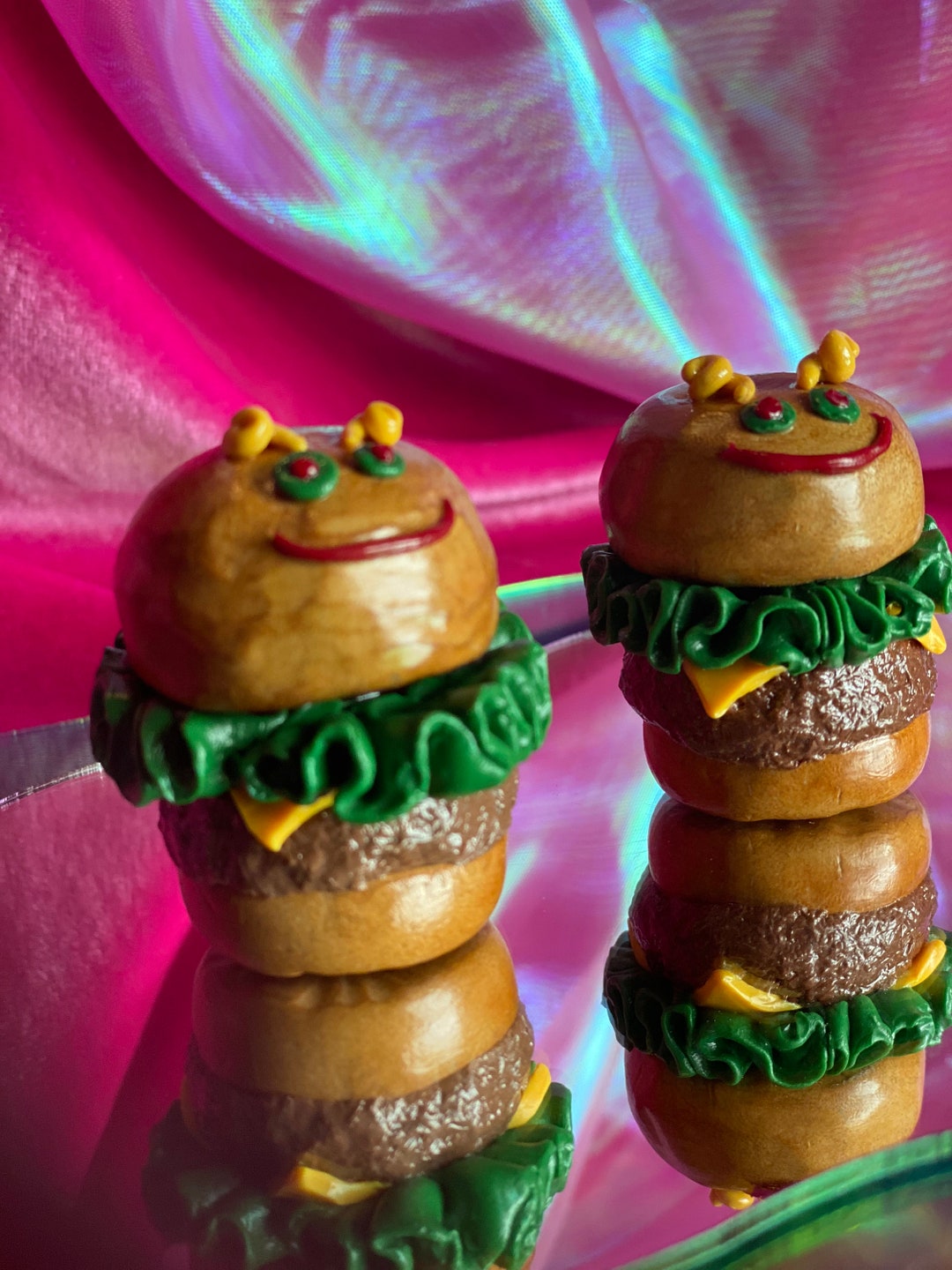 Pipsqueak Patty Mini Jar (0.17oz)| Polymer Clay Mini Stash Jar | Unique ...