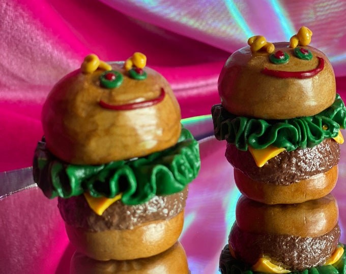 Pipsqueak Patty Mini Jar (0.17oz)| Polymer Clay Mini Stash Jar | Unique ...