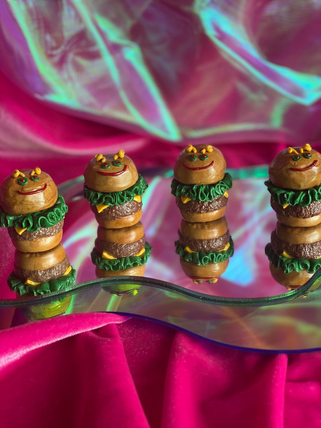 Pipsqueak Patty Mini Jar 0.17oz Polymer Clay Mini Stash Jar - Etsy