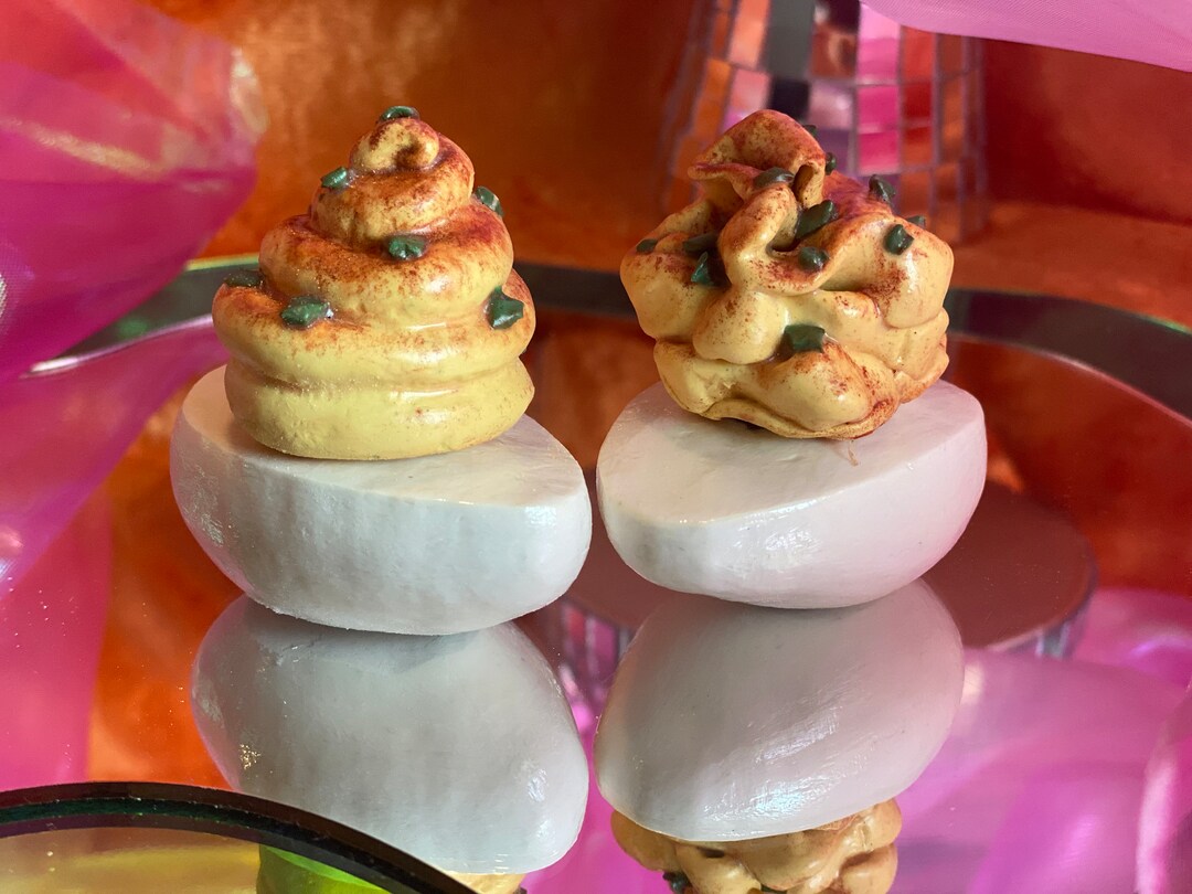 Deviled Egg Stash Jars (0.17oz) | Polymer Clay Stash Jar | Unique ...