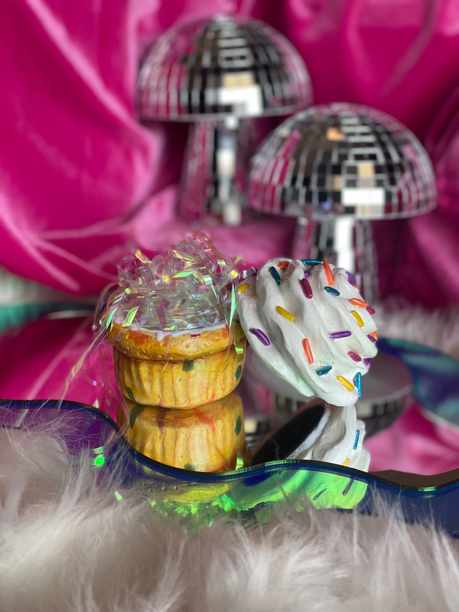 Funfetti Cupcake Stash Jar (2oz) | Polymer Clay Stash Jar | Unique ...