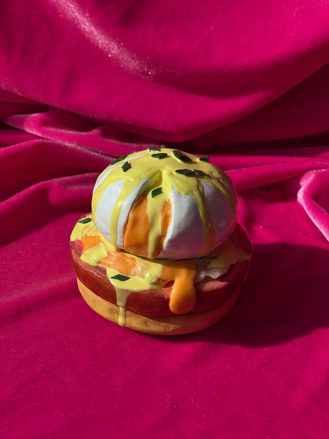 Eggs Benedict Stash Jar (1oz) | Polymer Clay Stash Jar | Unique ...