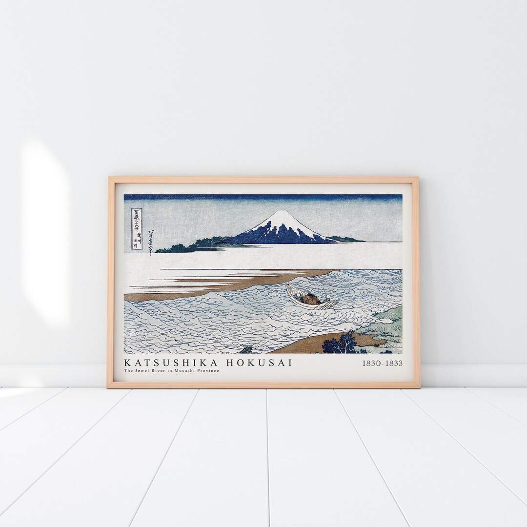 Katsushika Hokusai Poster the Great Wave of Kanagawa - Etsy