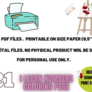 Learn to Count Learn to Count 1-10 Learn Numbers Edition - Etsy