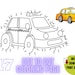 Printable Dot to Dot for Kids, Vehicle Tool Connect the Dots, Preschool ...