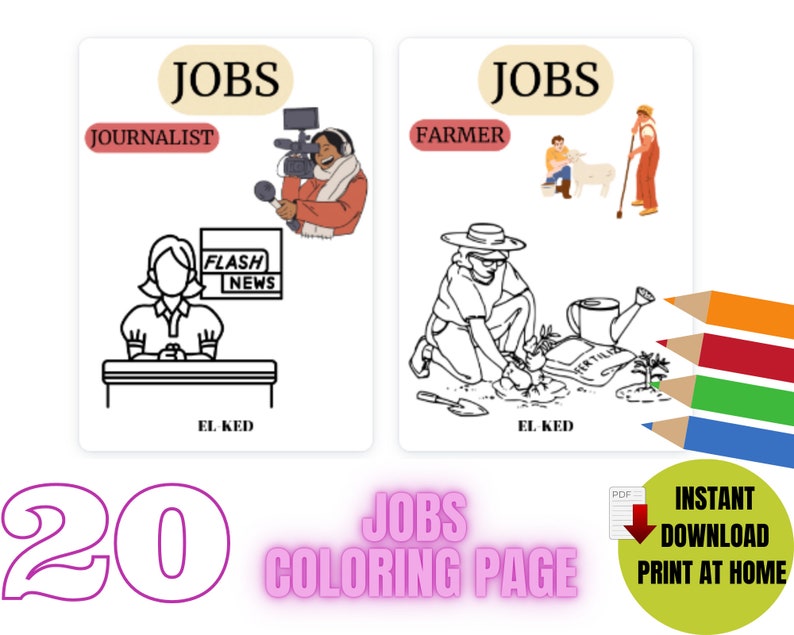 Professions ,career Day, Professions Coloring Pages, Coloring Pages ...