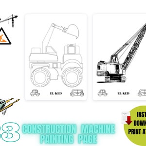 Construction Coloring Pages, Construction Printable, Construction Games ...