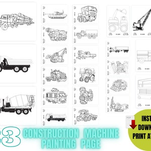 Construction Coloring Pages, Construction Printable, Construction Games ...