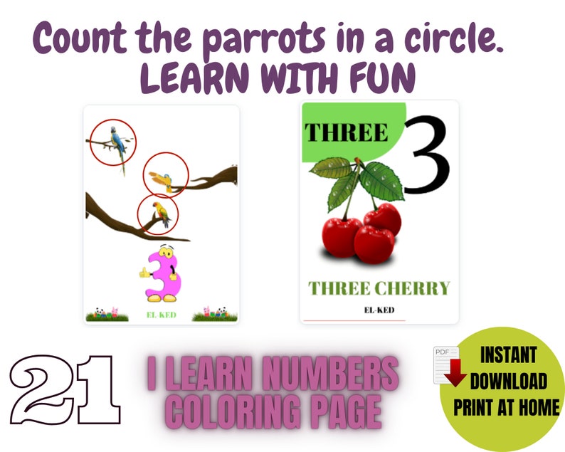 Learn to Count Learn to Count 1-10 Learn Numbers Edition - Etsy