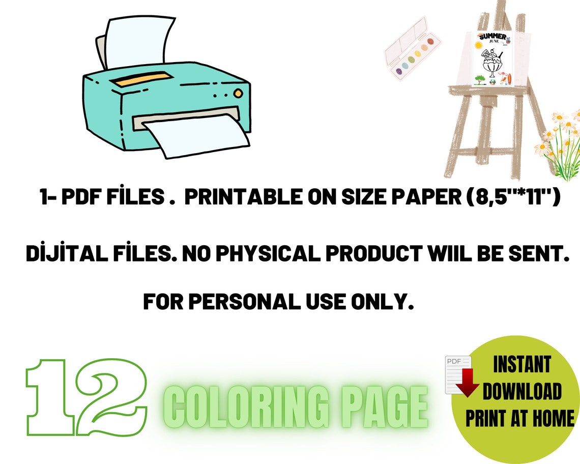 The Four Seasons of Fun: Printable Coloring Pages With Seasonal ...