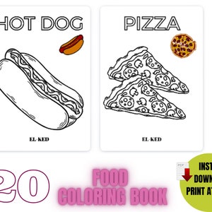 Fast Food Coloring Pages, Food Coloring Pages, Printable Coloring Pages ...