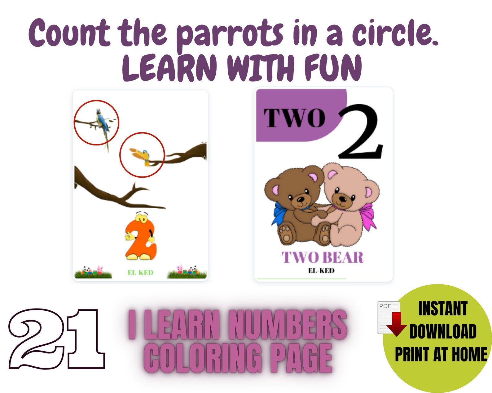 Learn to Count Learn to Count 1-10 Learn Numbers Edition - Etsy