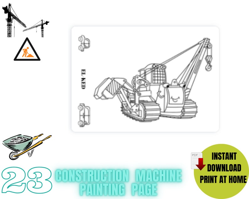 Construction Coloring Pages, Construction Printable, Construction Games ...