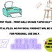 Printable Dot to Dot for Kids, Vehicle Tool Connect the Dots, Preschool ...