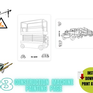 Construction Coloring Pages, Construction Printable, Construction Games ...