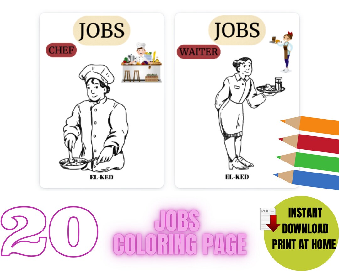 Professions ,career Day, Professions Coloring Pages, Coloring Pages ...