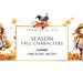 Autumn Girl Clipart, Fall Digital Art, Fall Character PNG, Fall Clipart ...