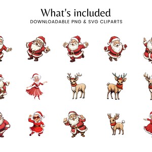 Santa and Mrs. Claus Clipart, Christmas PNG, Mrs. Claus Clipart ...