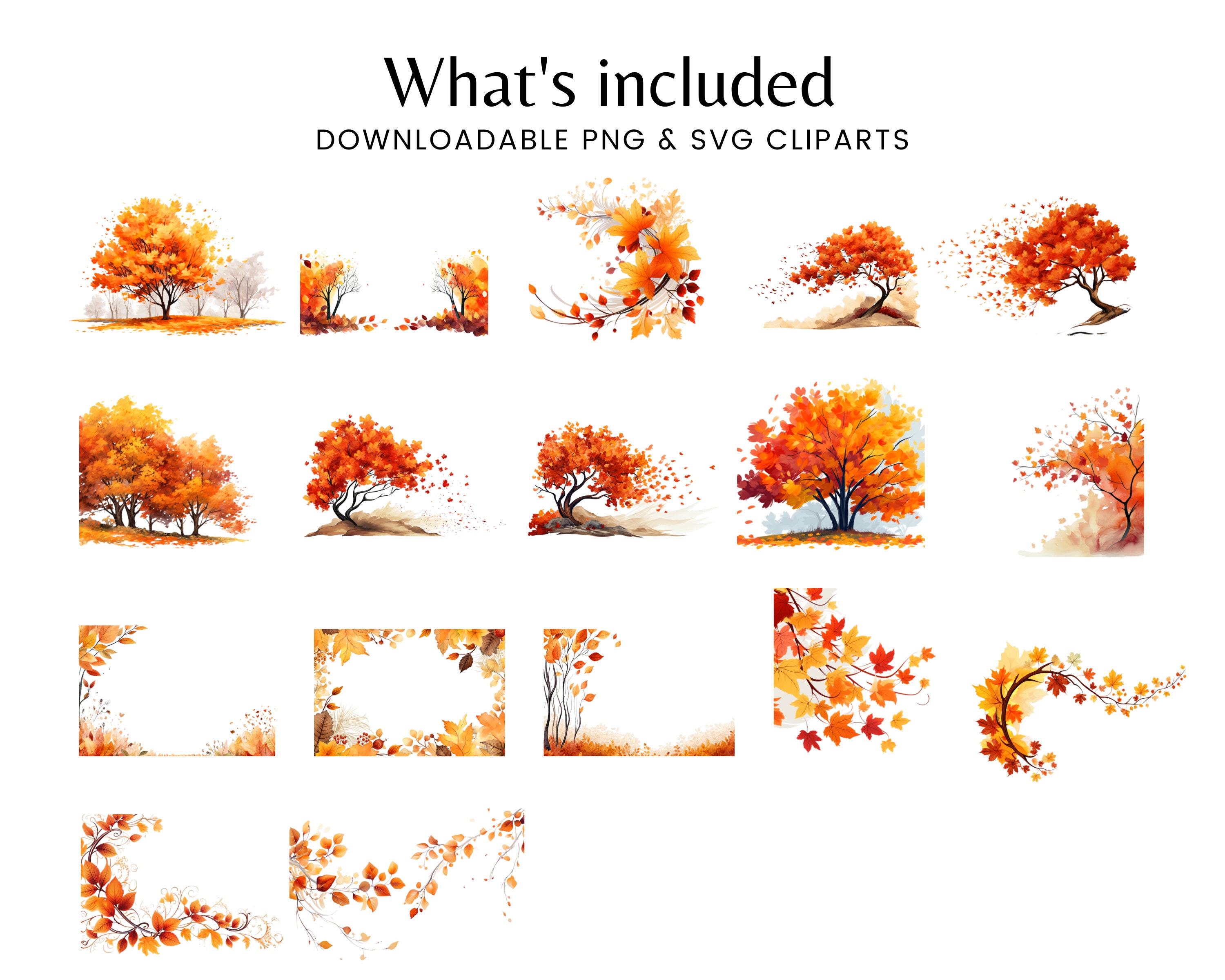 Fall Border PNG, Autumn Border Transparent Background, Autumn Leaves ...