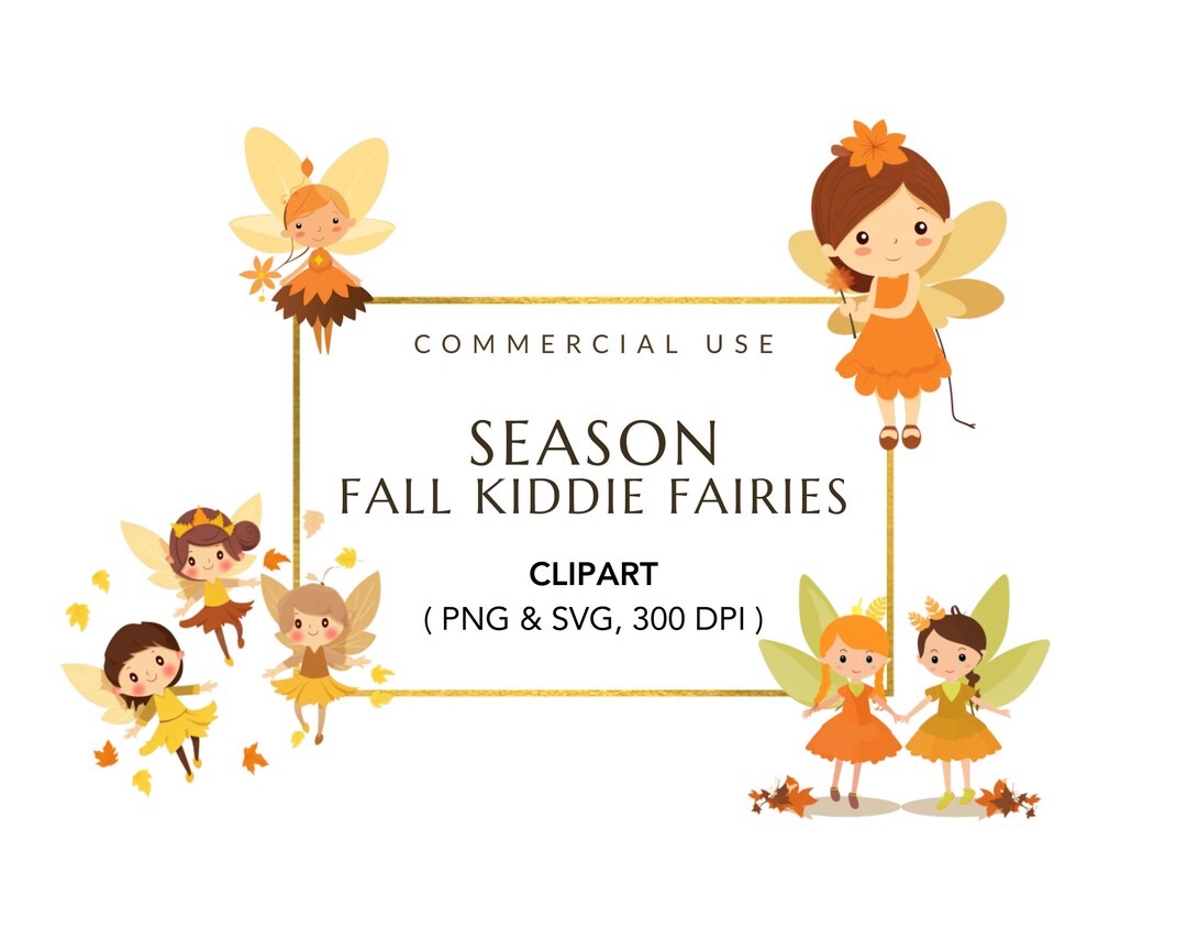 Fall Fairy Clipart for Kids, Fairies Graphics, Fantasy Fairy PNG ...