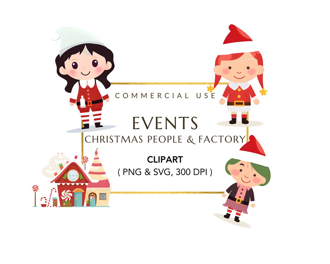 Christmas Season Clipart Bundle | Christmas Digital Sticker for Kids ...