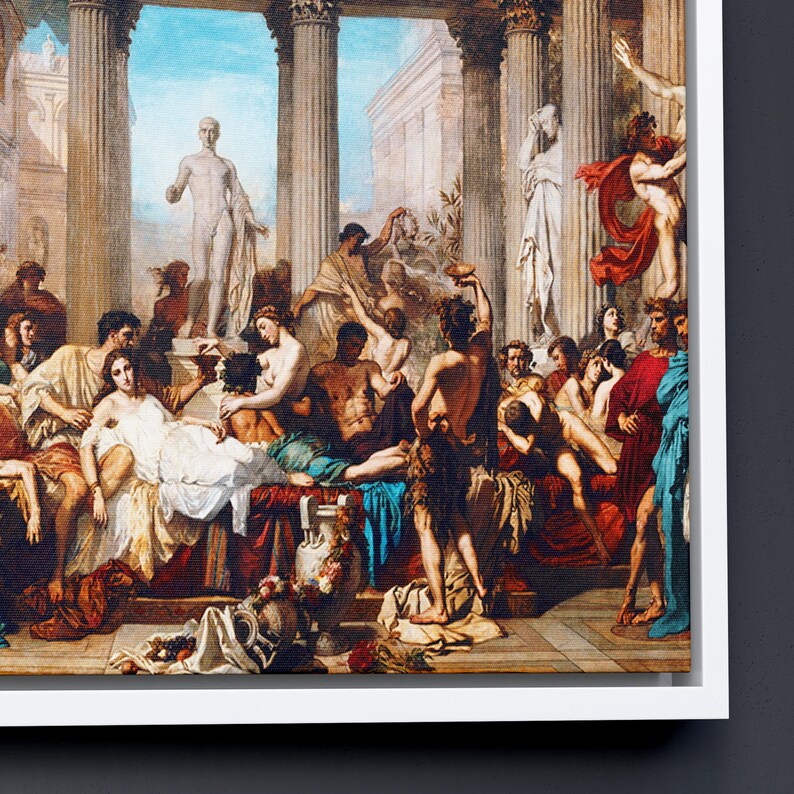 The Romans in Their Decadence is a Painting by the French Artist Thomas ...
