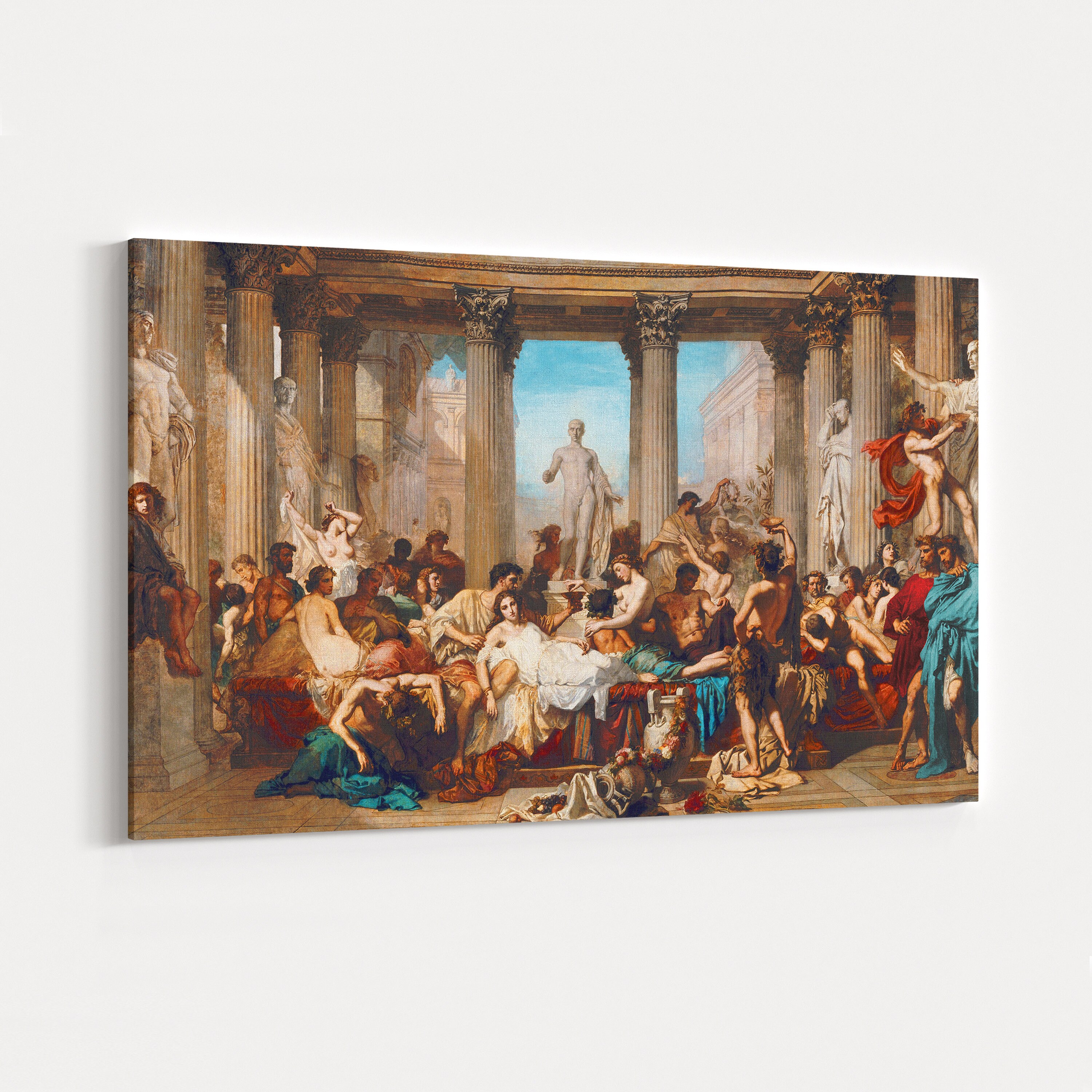 The Romans in Their Decadence is a Painting by the French Artist Thomas ...