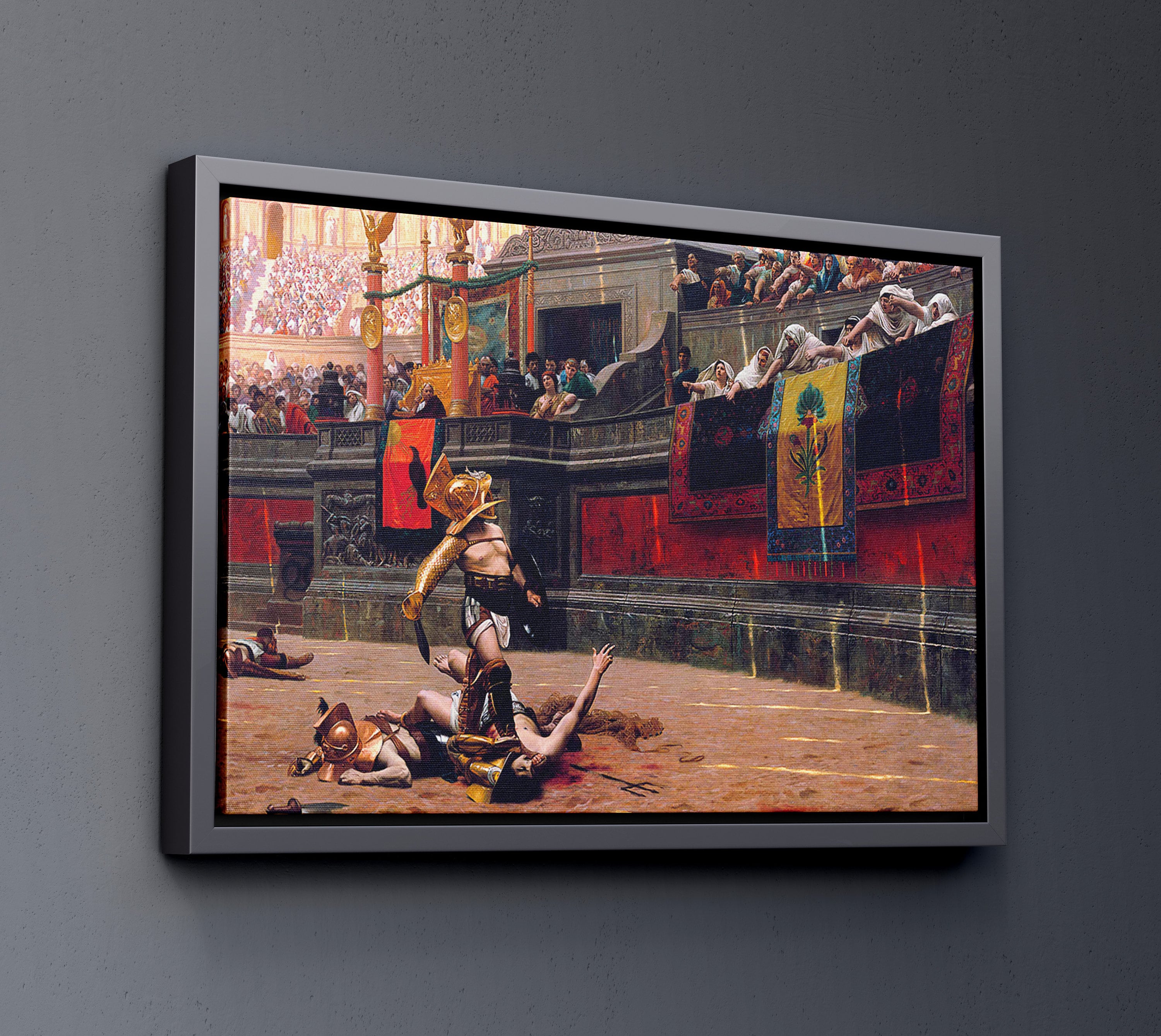 Jean Leon Gerome Pollice Verso 1872 , Decorative Canvas Framed - Etsy