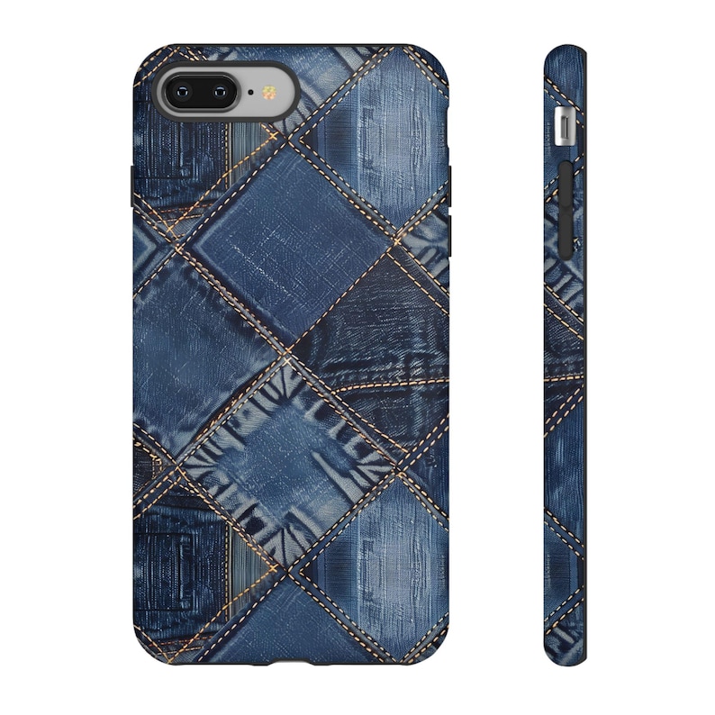 Denim Blue Jeans Texture Phone Case - Stylish & Durable Protection for ...